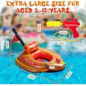 Toys | Giant Pirate Ship Pool Float Inflatable New | Poshmark